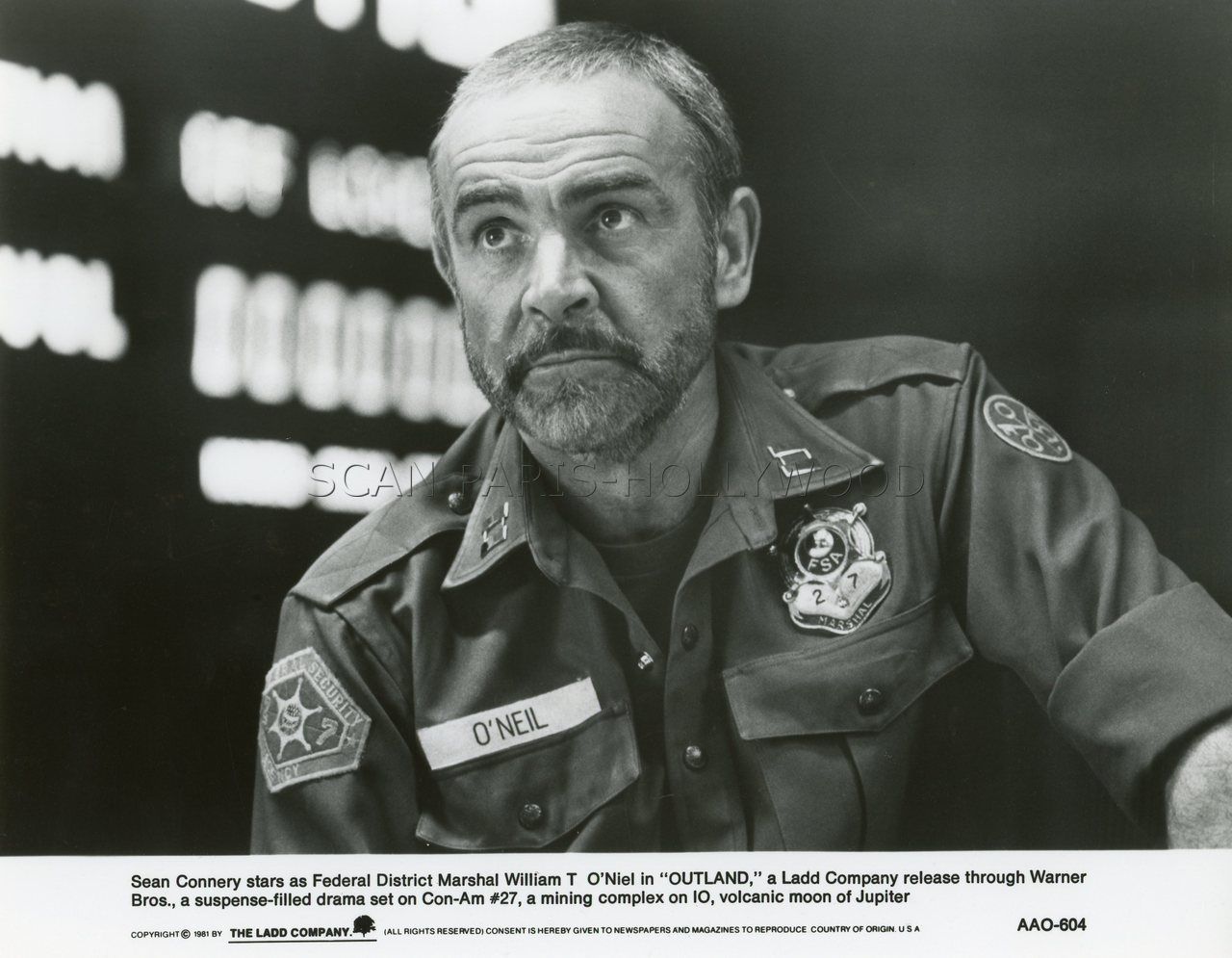 SEAN CONNERY OUTLAND 1981 VINTAGE PHOTO ARGENTIQUE N°1 | eBay