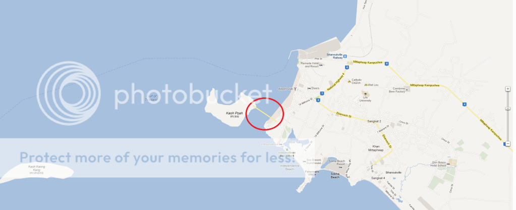 Sihanoukville | Koh Puos Bridge (Techo Morakot) | Sea bridge | 900m ...